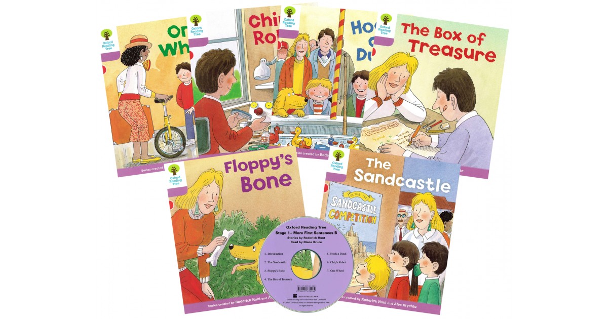 Oxford Reading Tree Stage 1+ More First Sentences B (6 titles+CD)